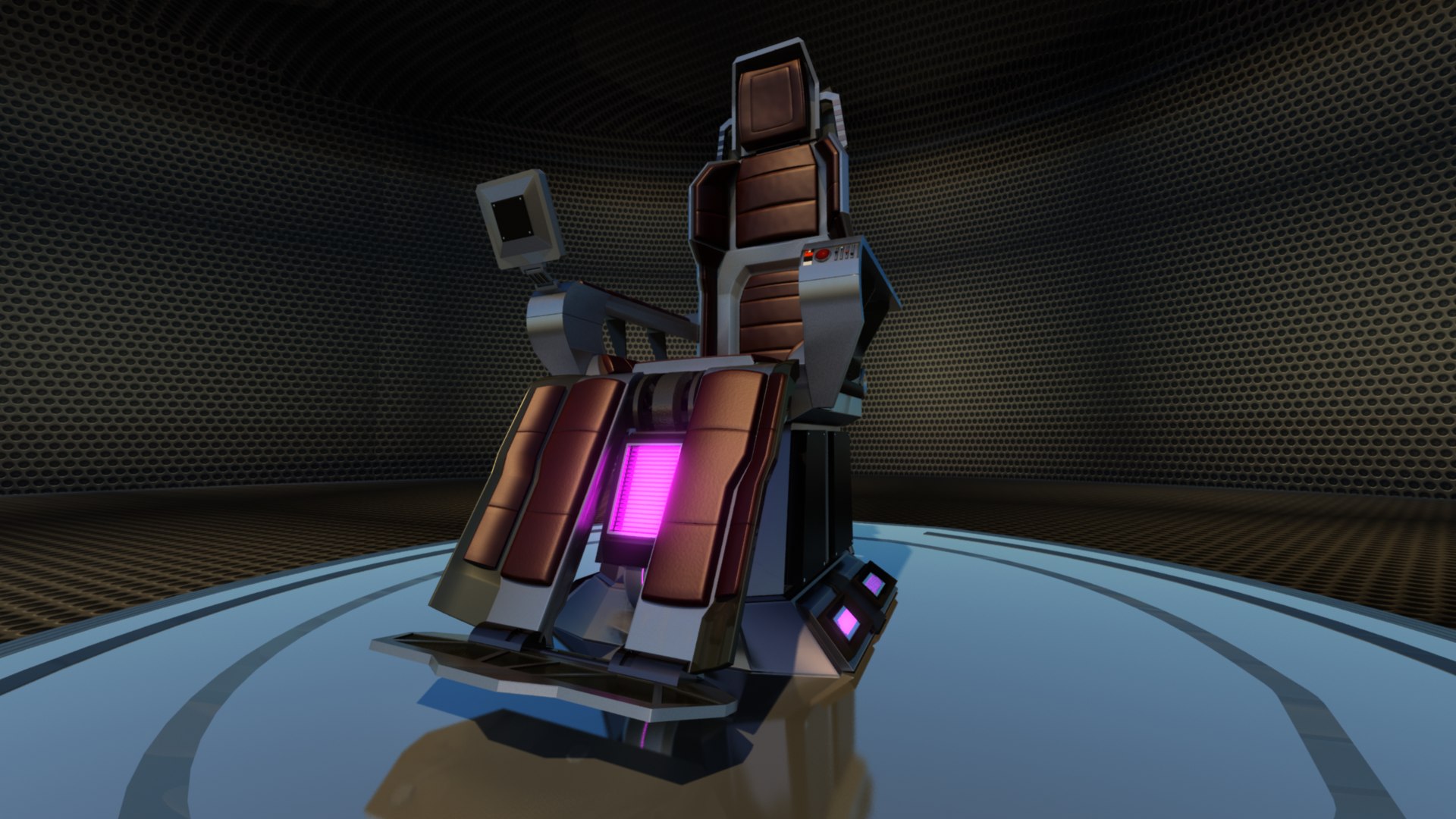 3D STARSHIP ARMCHAIR Model - TurboSquid 2360846