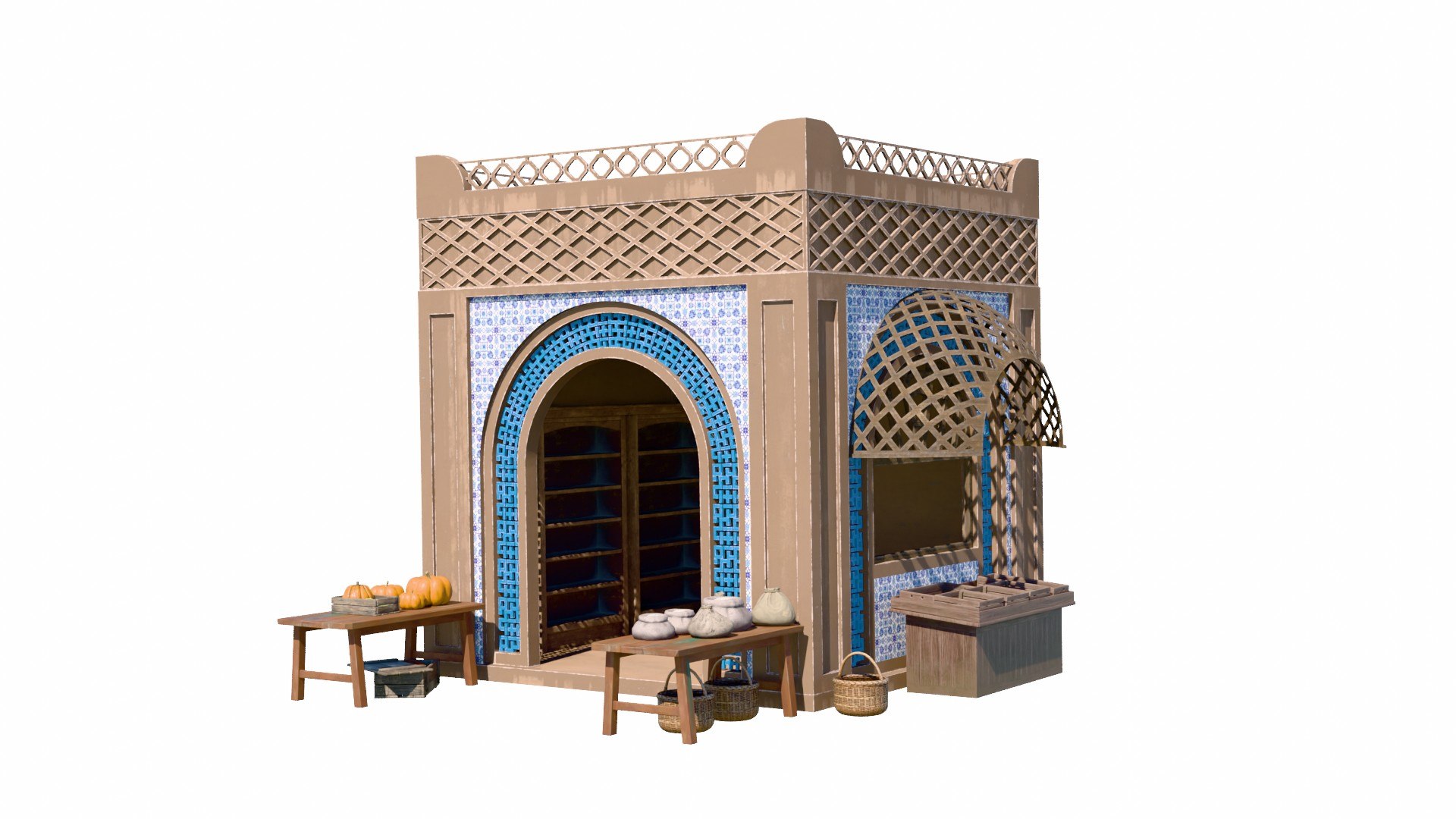 3D Ancient Arabic Shop 14 - TurboSquid 2257784