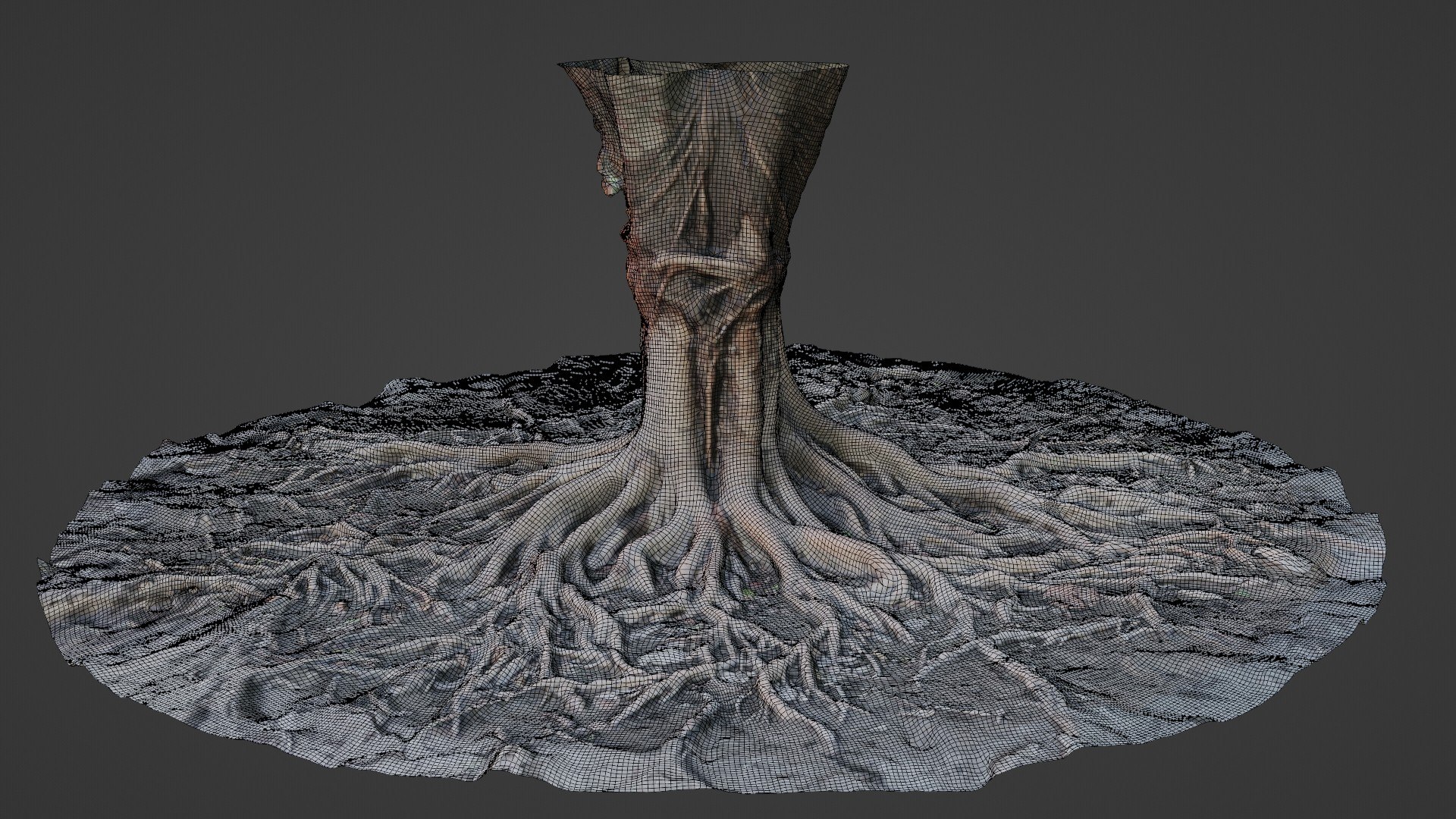 Tree Scanned Roots 3D Model - TurboSquid 2317072