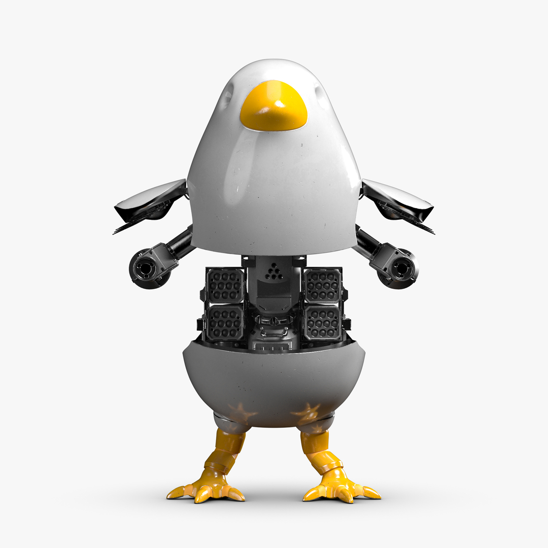 Chicken Robot Model - TurboSquid 2050397