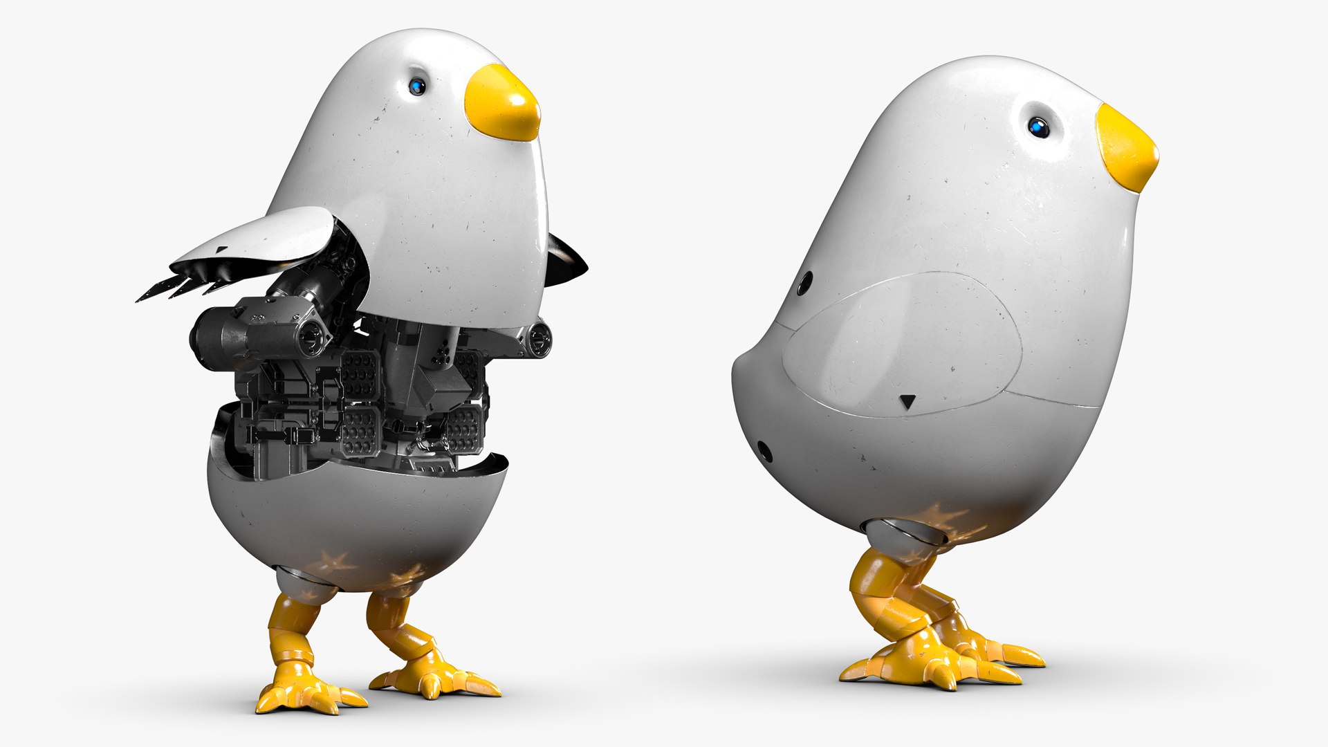 Chicken Robot Model - TurboSquid 2050397