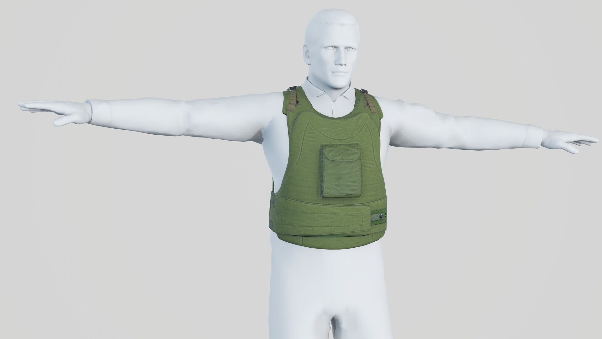 Aircrew Body Armor 3D Model - TurboSquid 2321339