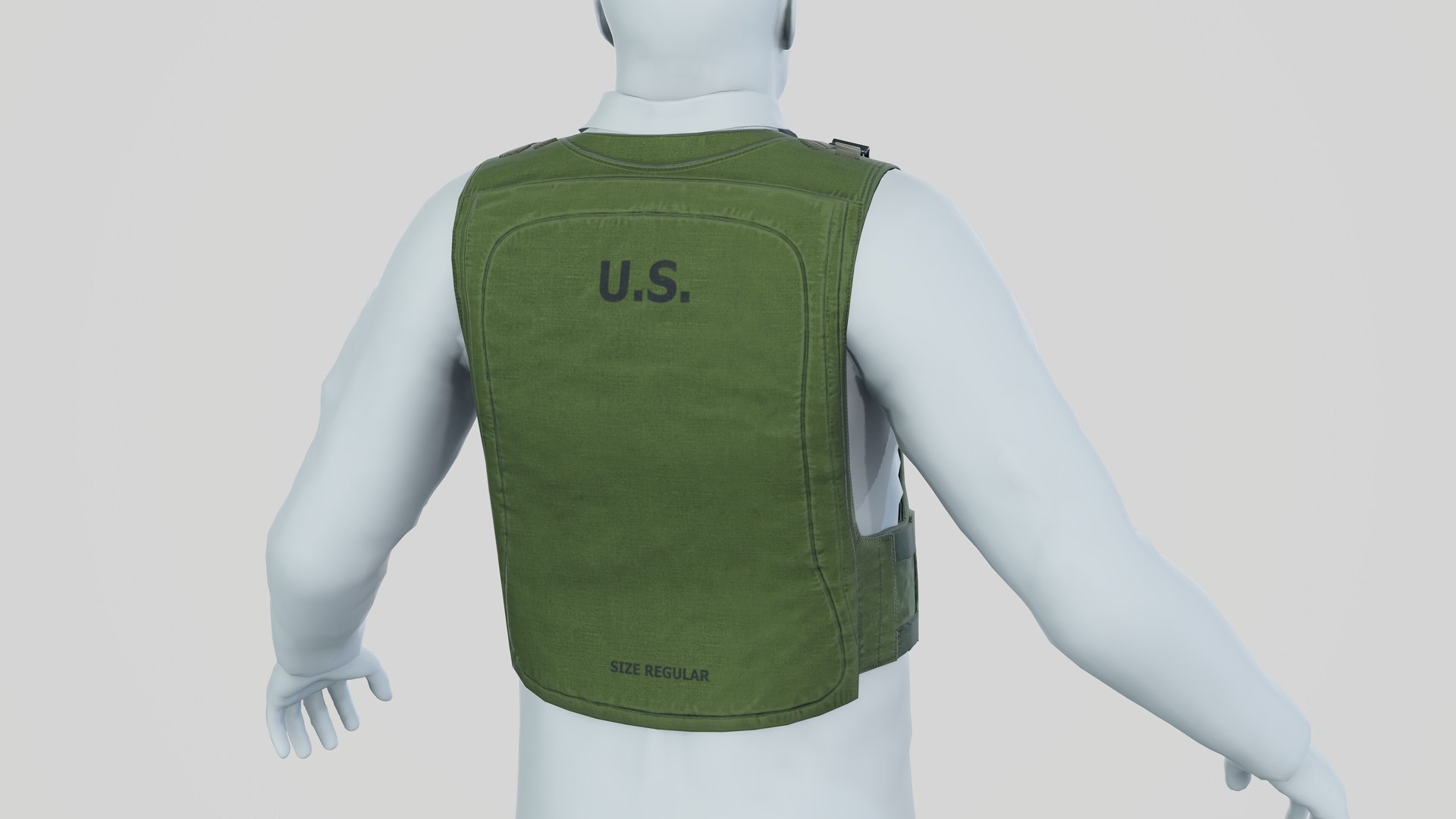 Aircrew Body Armor 3D Model - TurboSquid 2321339