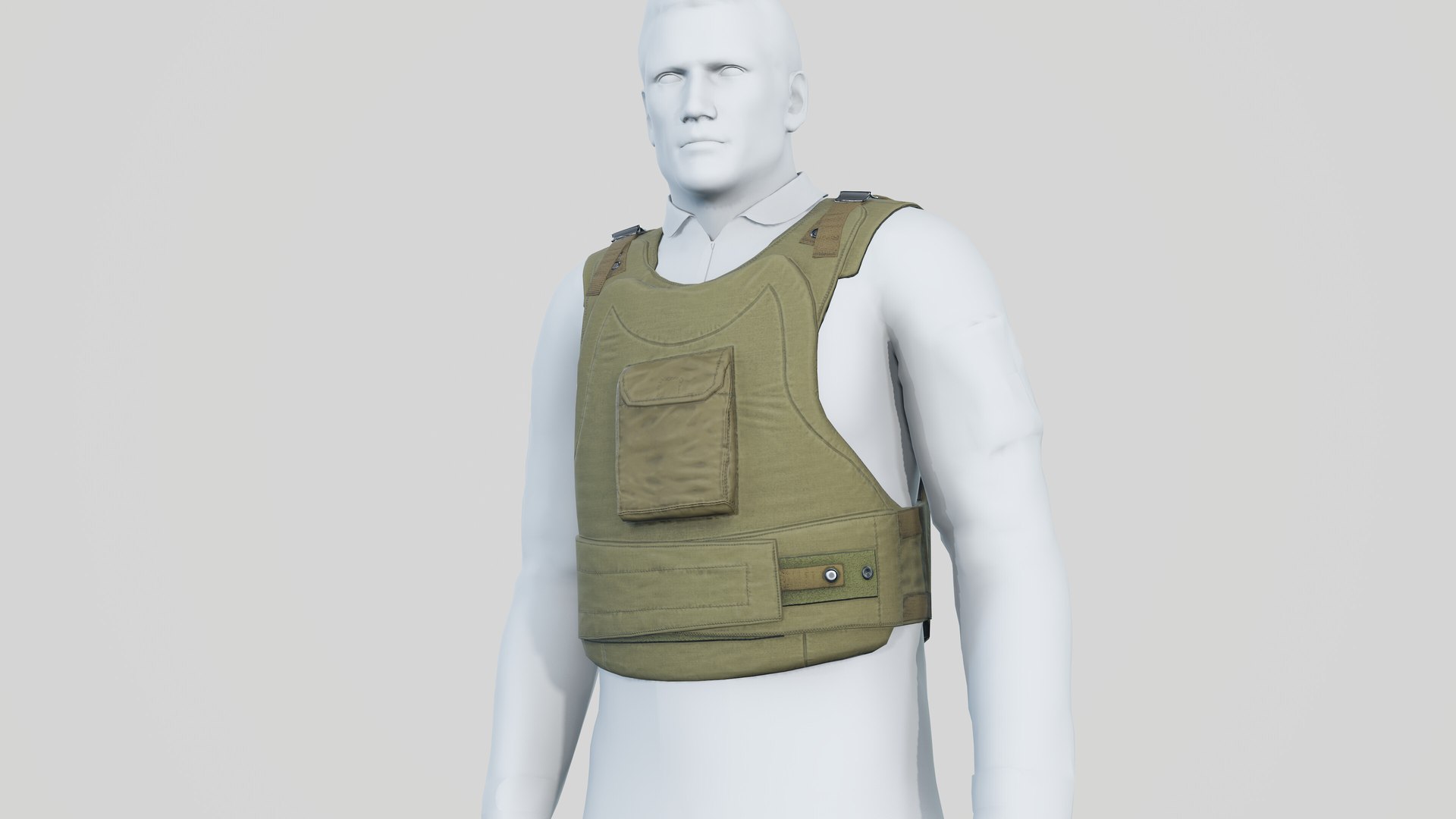 Aircrew Body Armor 3D Model - TurboSquid 2321339