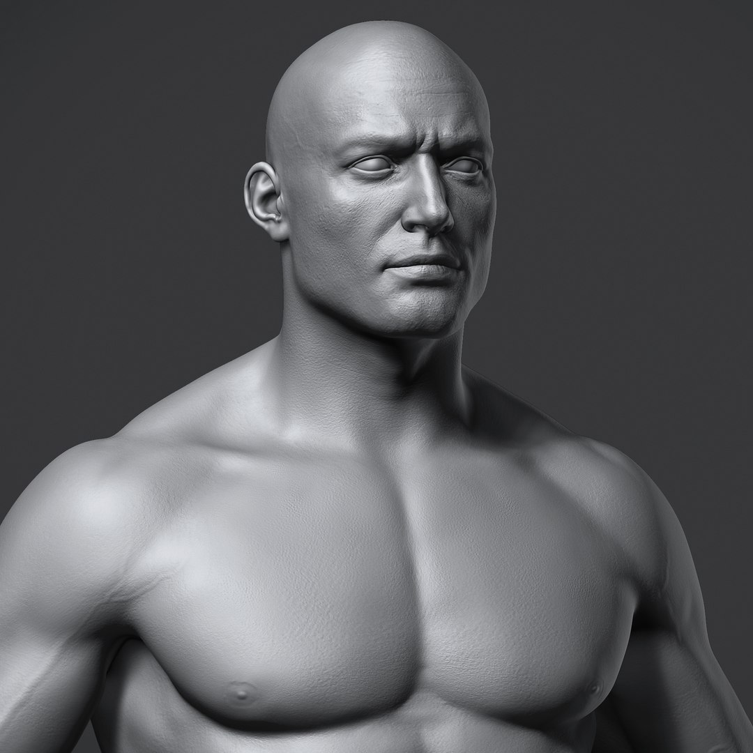 3D Male Body Modeled Model - TurboSquid 1468749