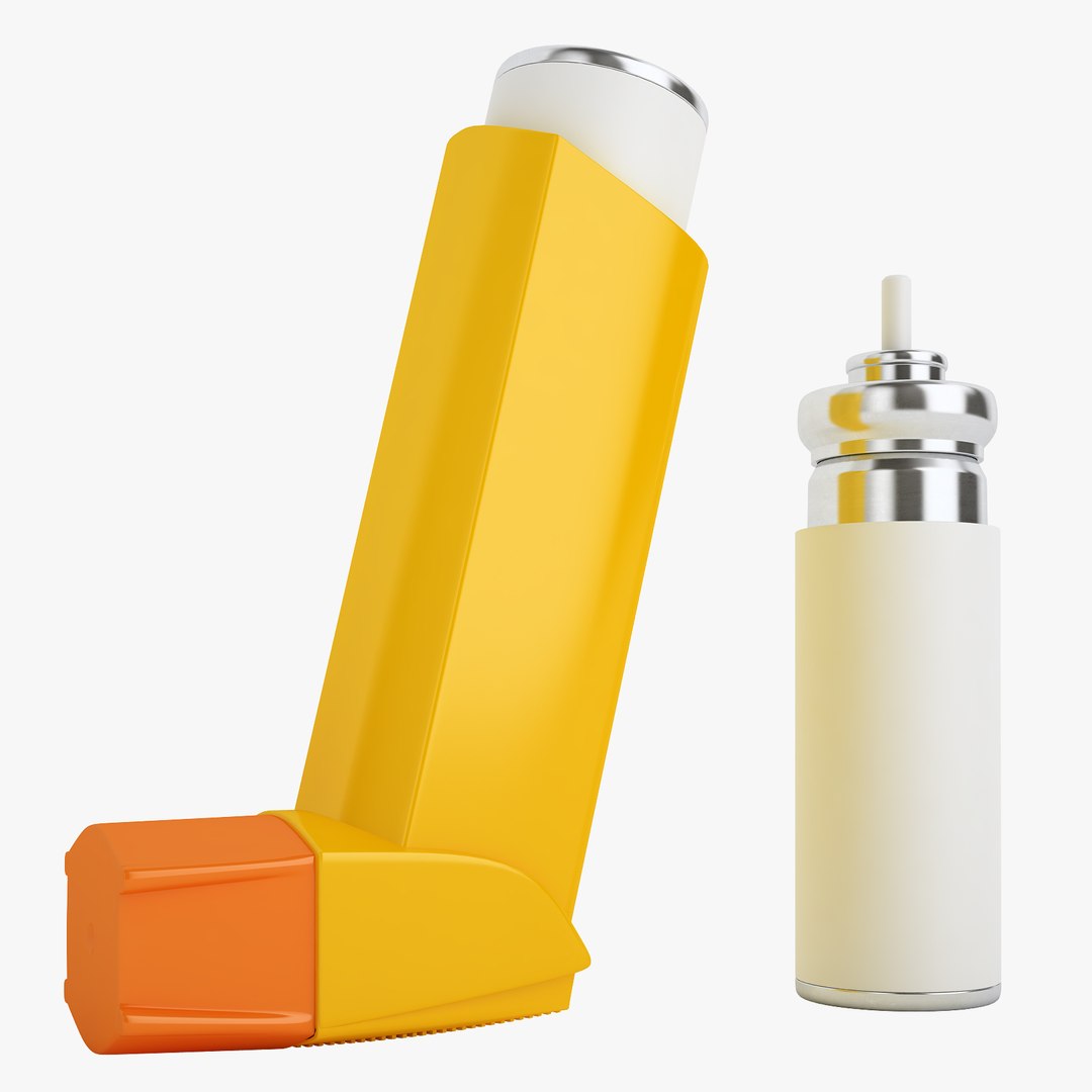 3D model asthma inhalers - TurboSquid 1634113