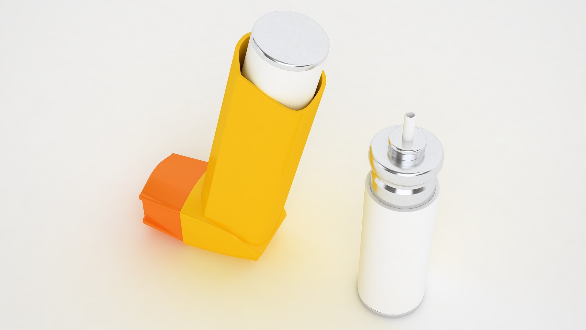 3D model asthma inhalers - TurboSquid 1634113