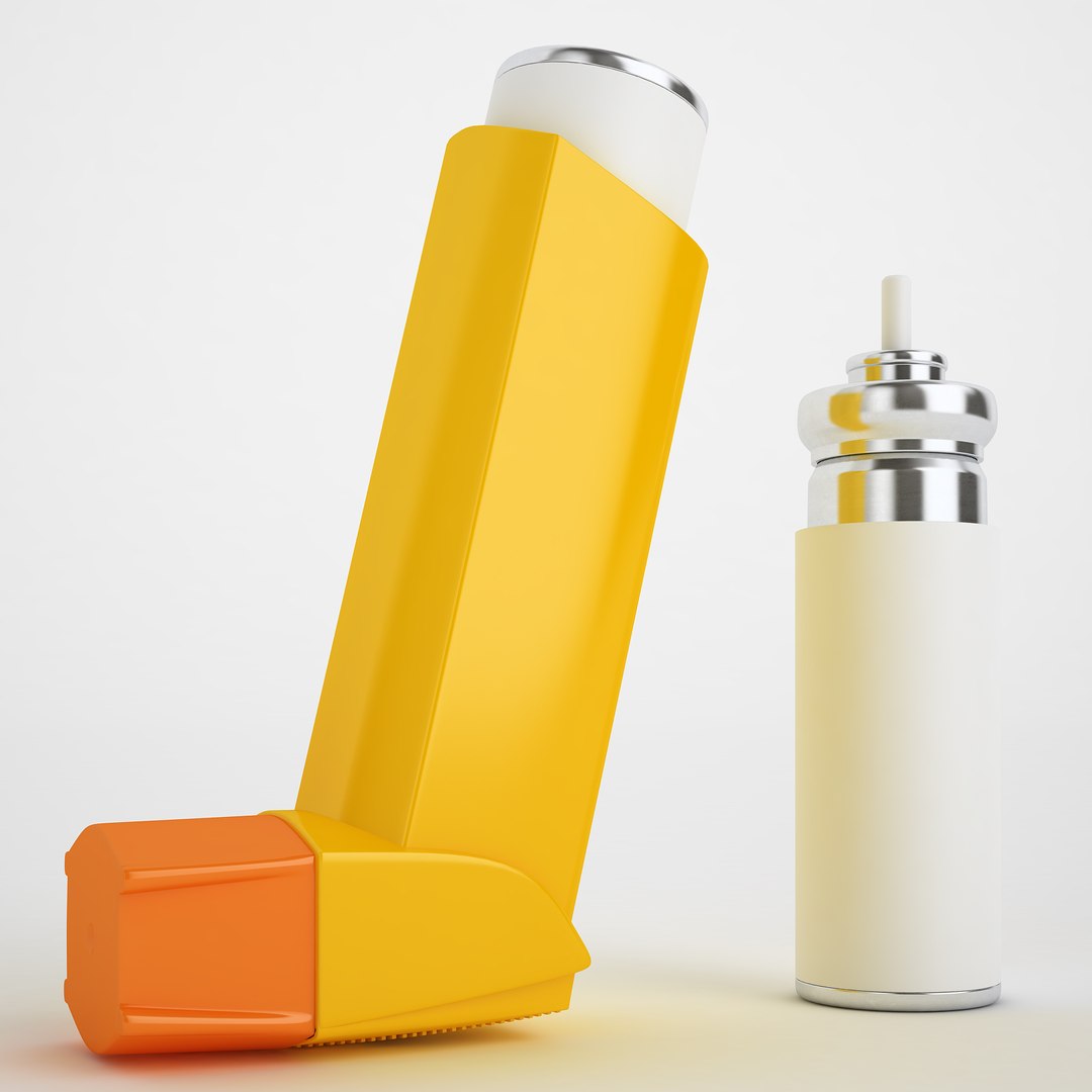 3D model asthma inhalers - TurboSquid 1634113