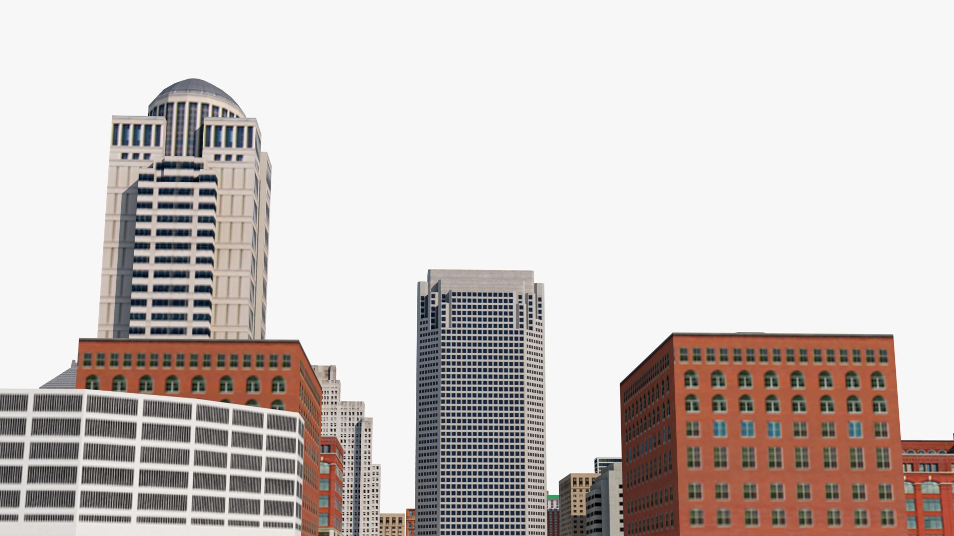 St louis cityscape city building 3D model - TurboSquid 1235657