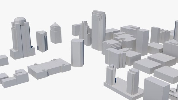 St louis cityscape city building 3D model - TurboSquid 1235657