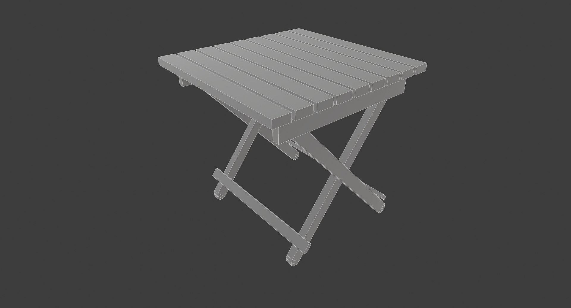 Beach Table 3D Model - TurboSquid 1186159