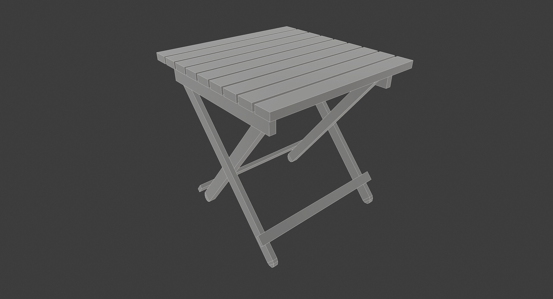 Beach Table 3D Model - TurboSquid 1186159