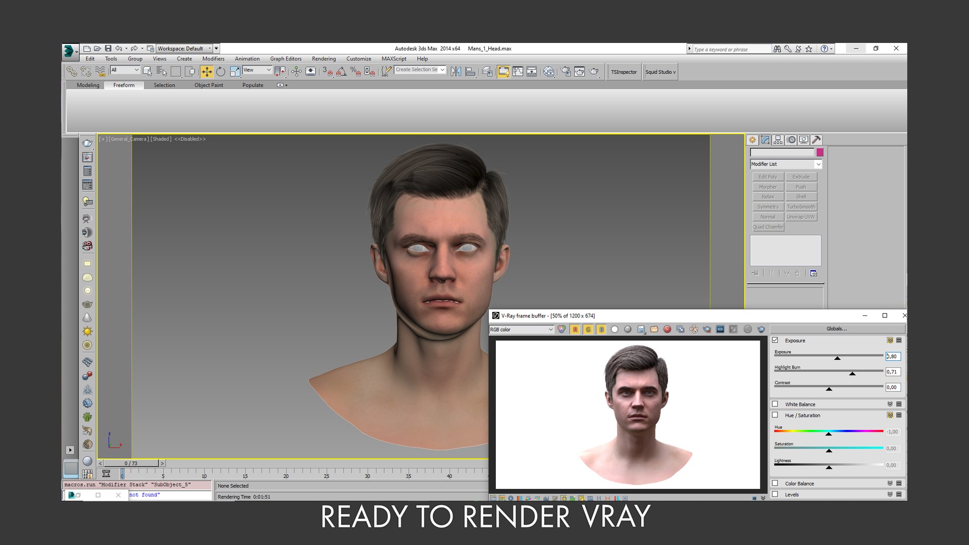 3D Mans Head - TurboSquid 1888920