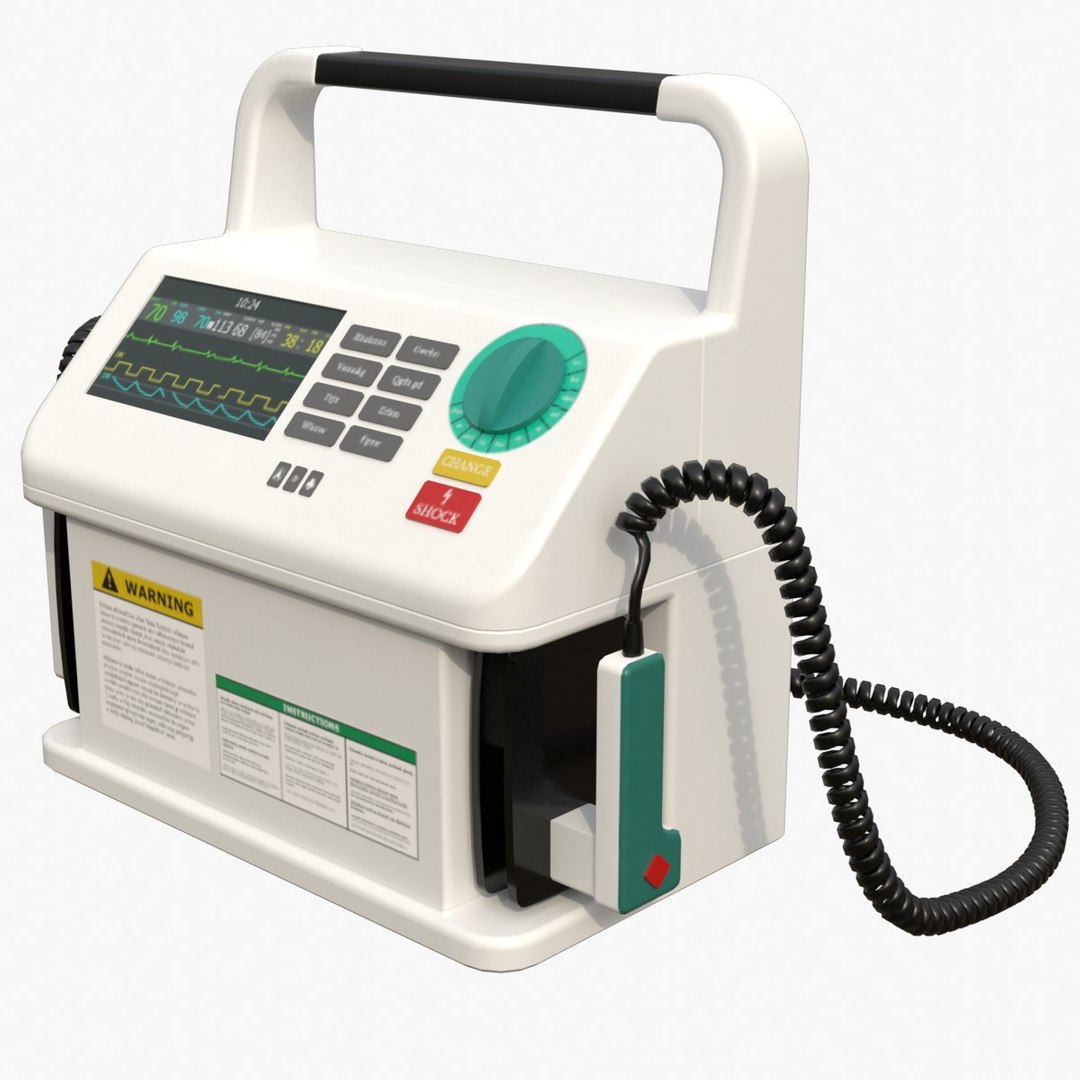 Defibrillator 1A 3D model - TurboSquid 2039554