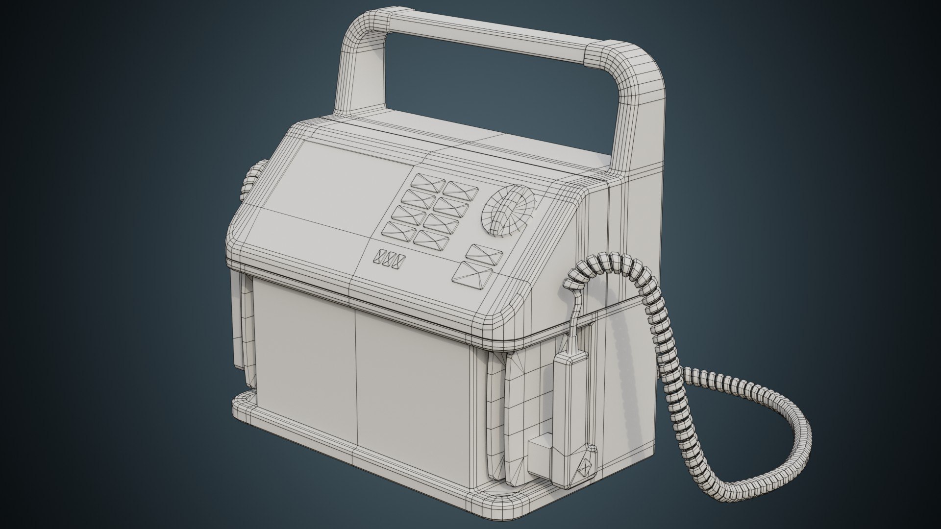 Defibrillator 1A 3D Model - TurboSquid 2039554