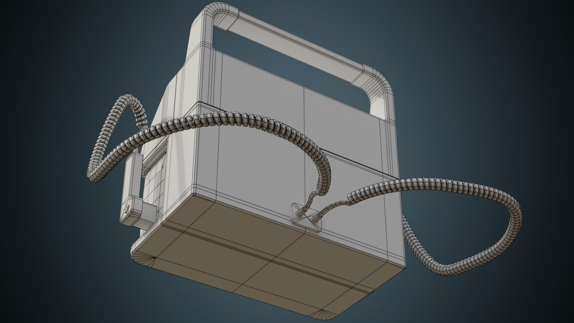 Defibrillator 1A 3D Model - TurboSquid 2039554