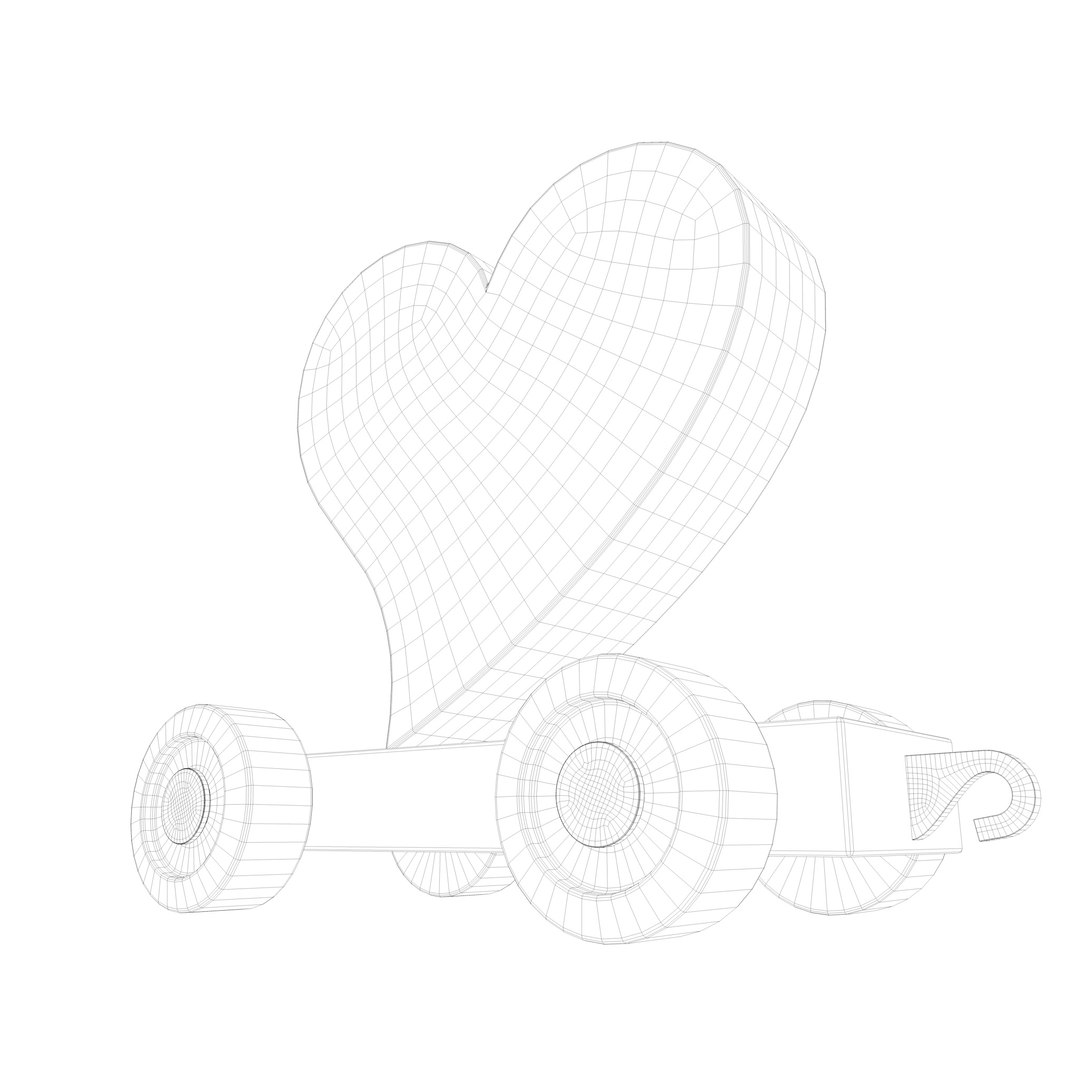 3D heart car - TurboSquid 1560461