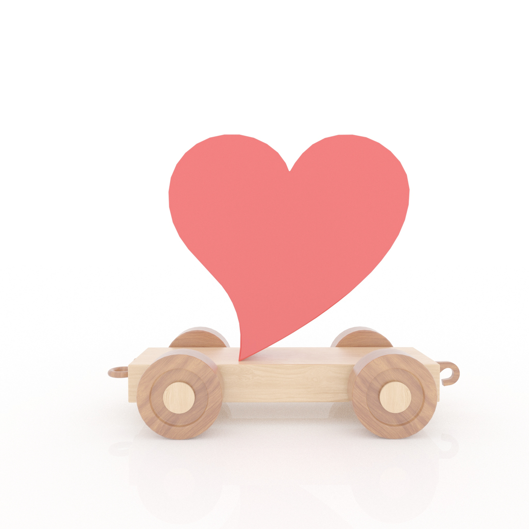 3D heart car - TurboSquid 1560461