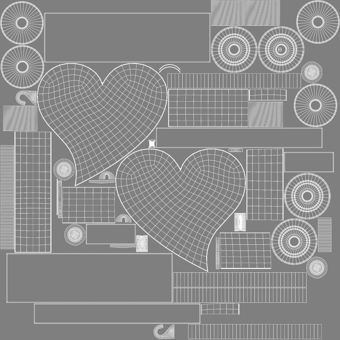 3D heart car - TurboSquid 1560461