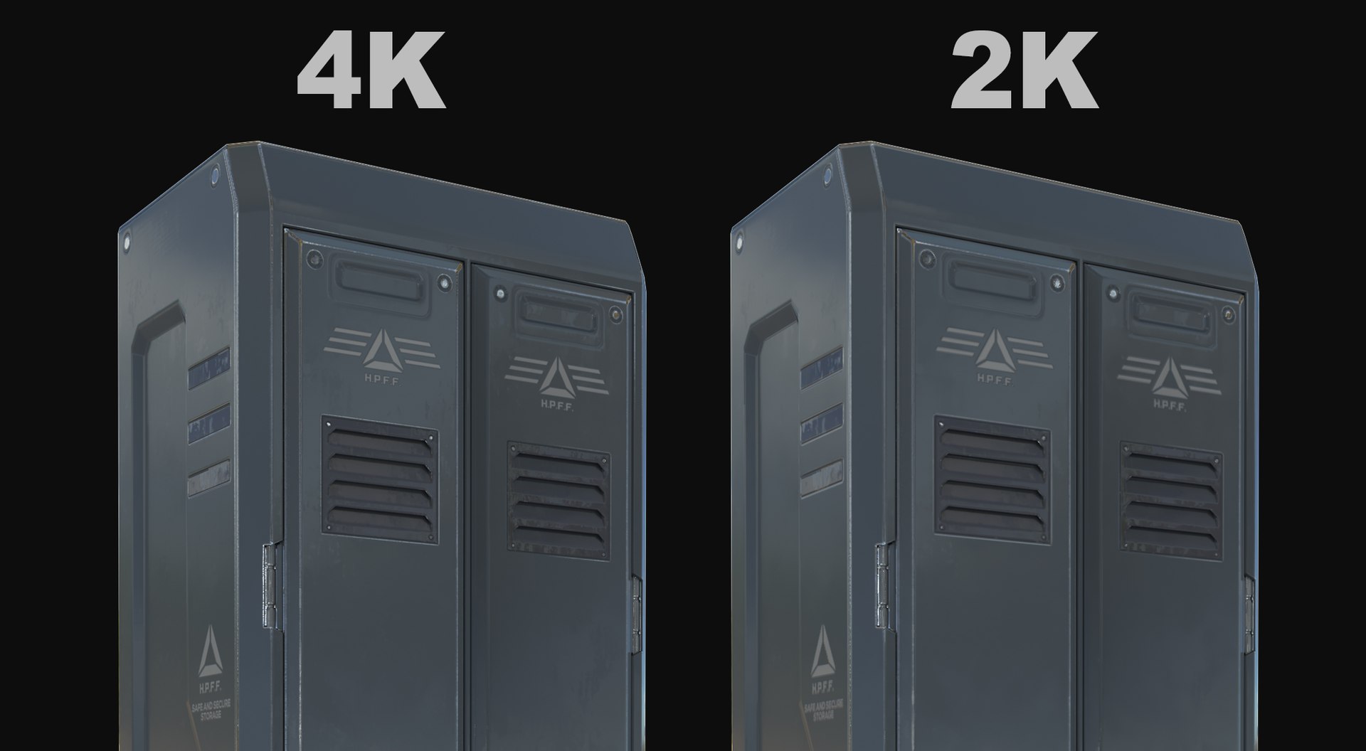 Sci-Fi Locker Low-Poly 3D Model - TurboSquid 1815379