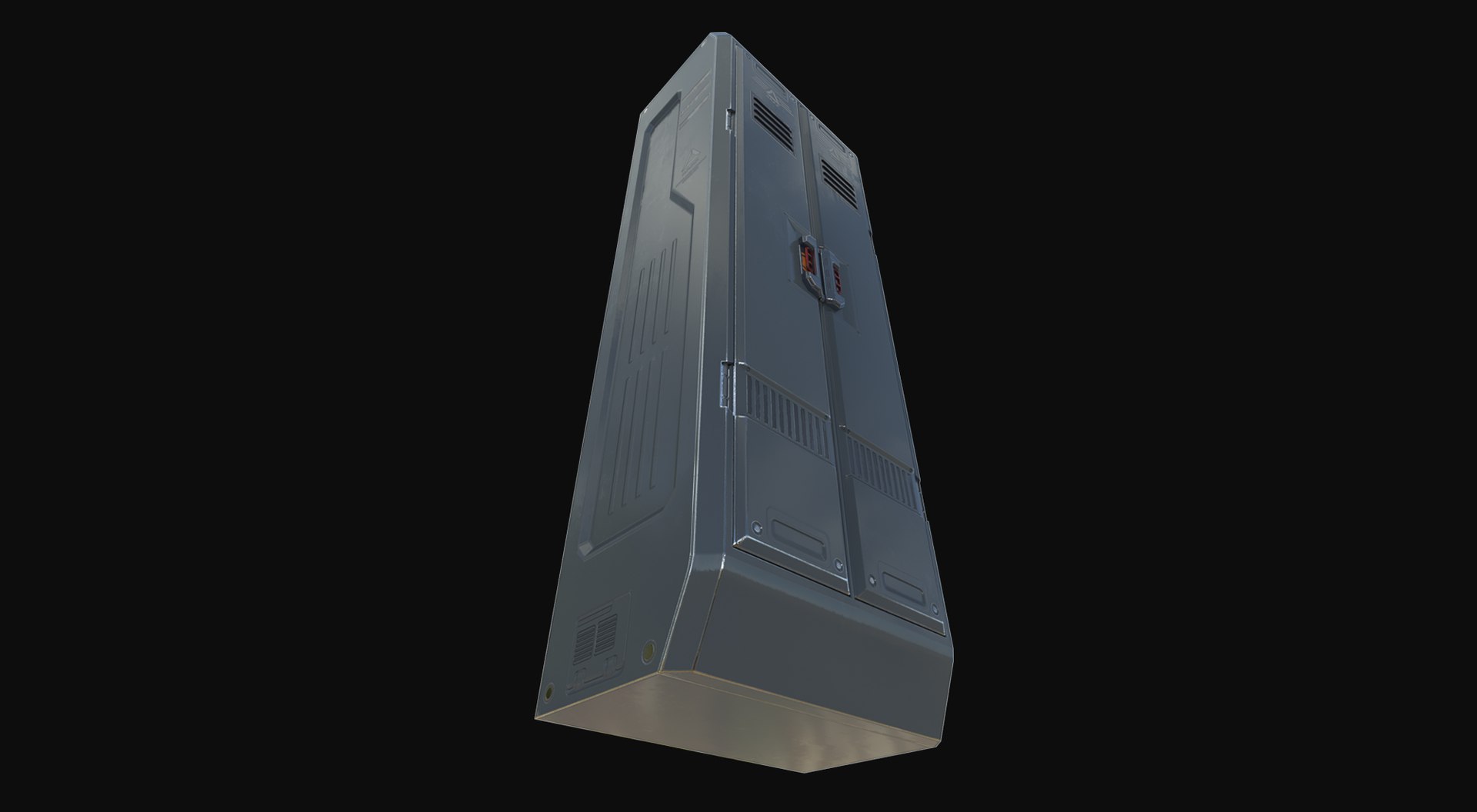 Sci-Fi Locker Low-Poly 3D Model - TurboSquid 1815379