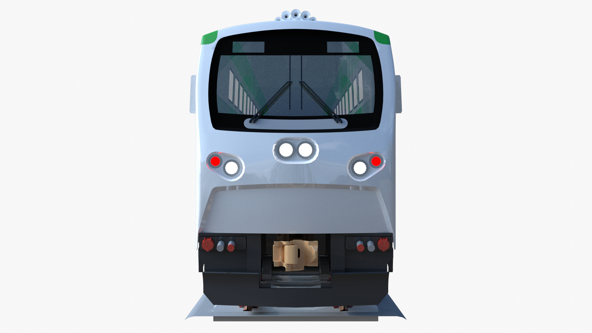 3D bombardier bilevel coach train model - TurboSquid 1621616