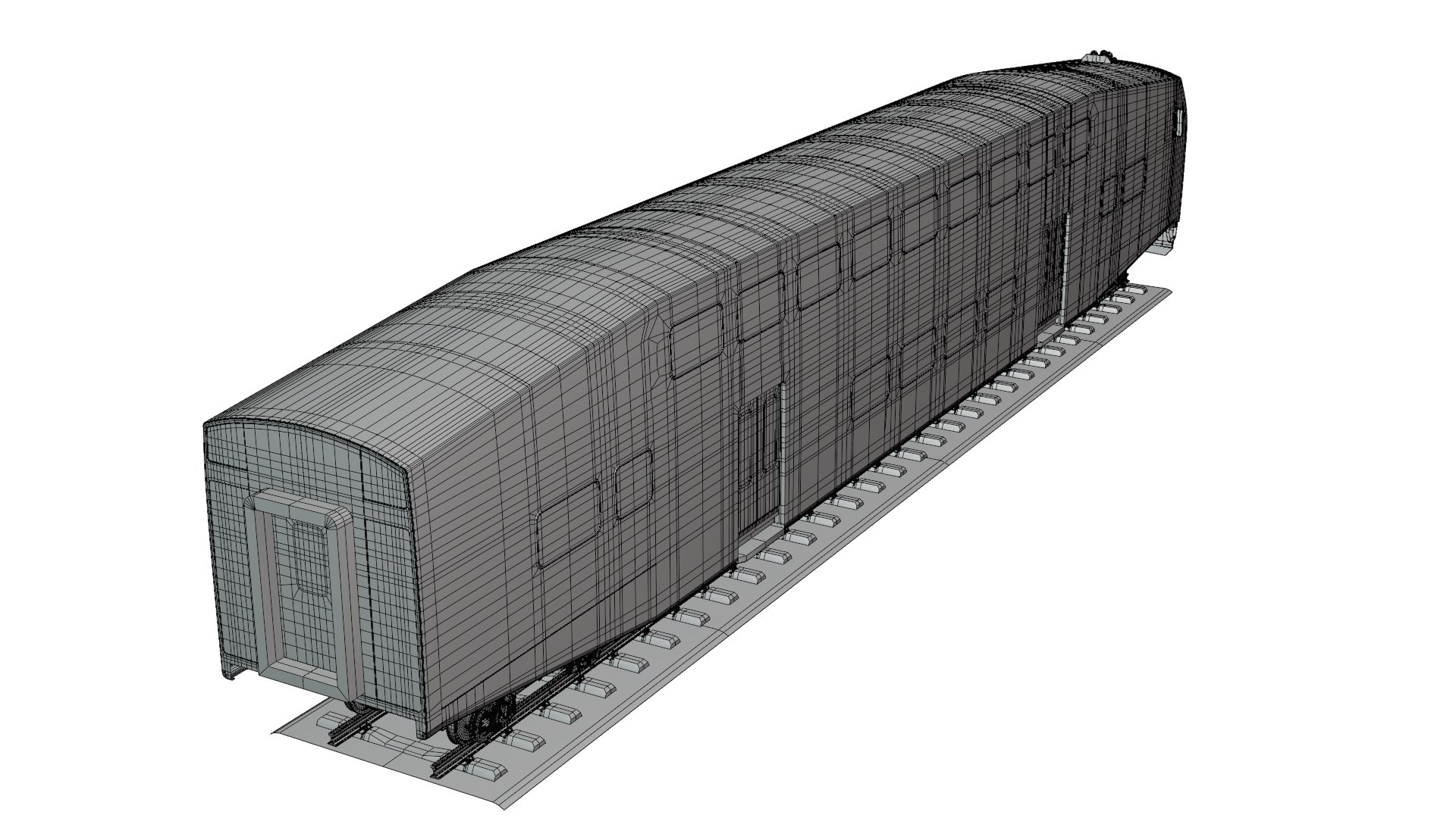 3D Bombardier Bilevel Coach Train Model - TurboSquid 1621616