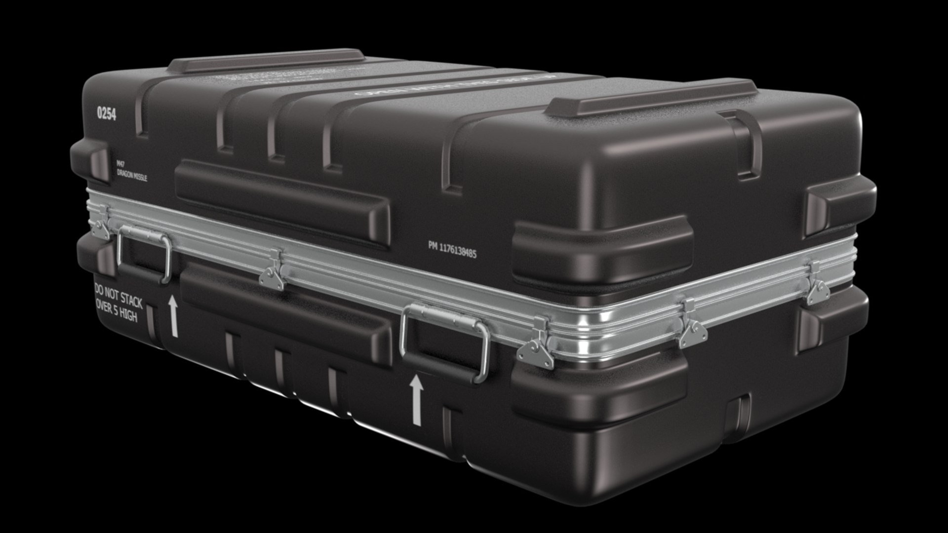 3d Military Crate Model