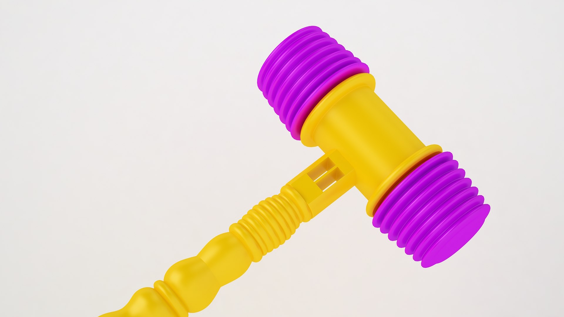 Plastic Toy Hammer 01 3D - TurboSquid 1782648