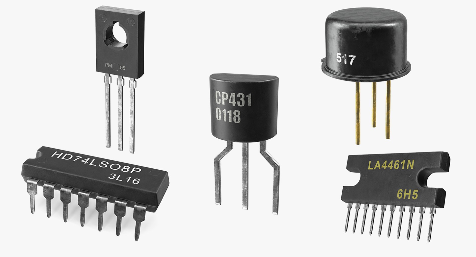 Transistors 3 3D model - TurboSquid 1701404