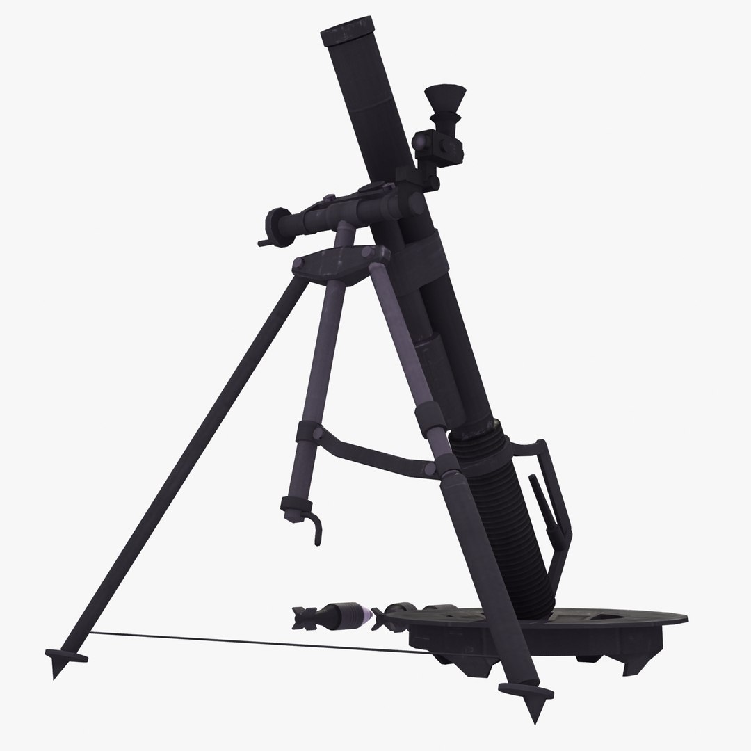 3d Model M224 60mm Mortar