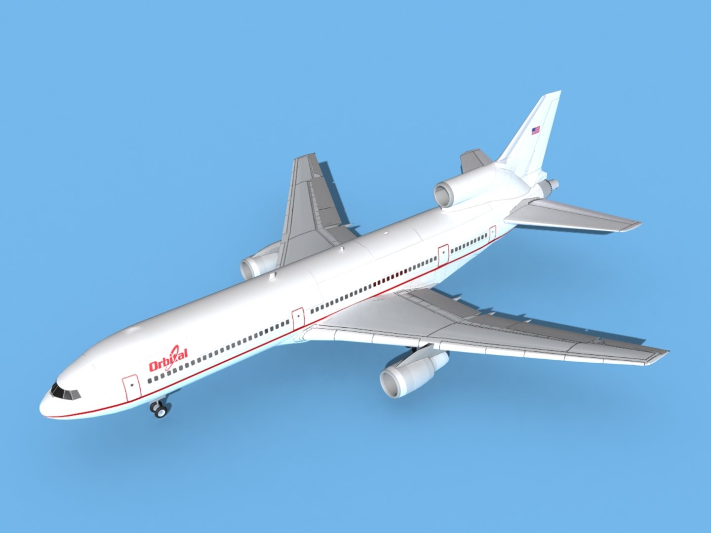 Lockheed L-1011-10 3D - TurboSquid 1488937
