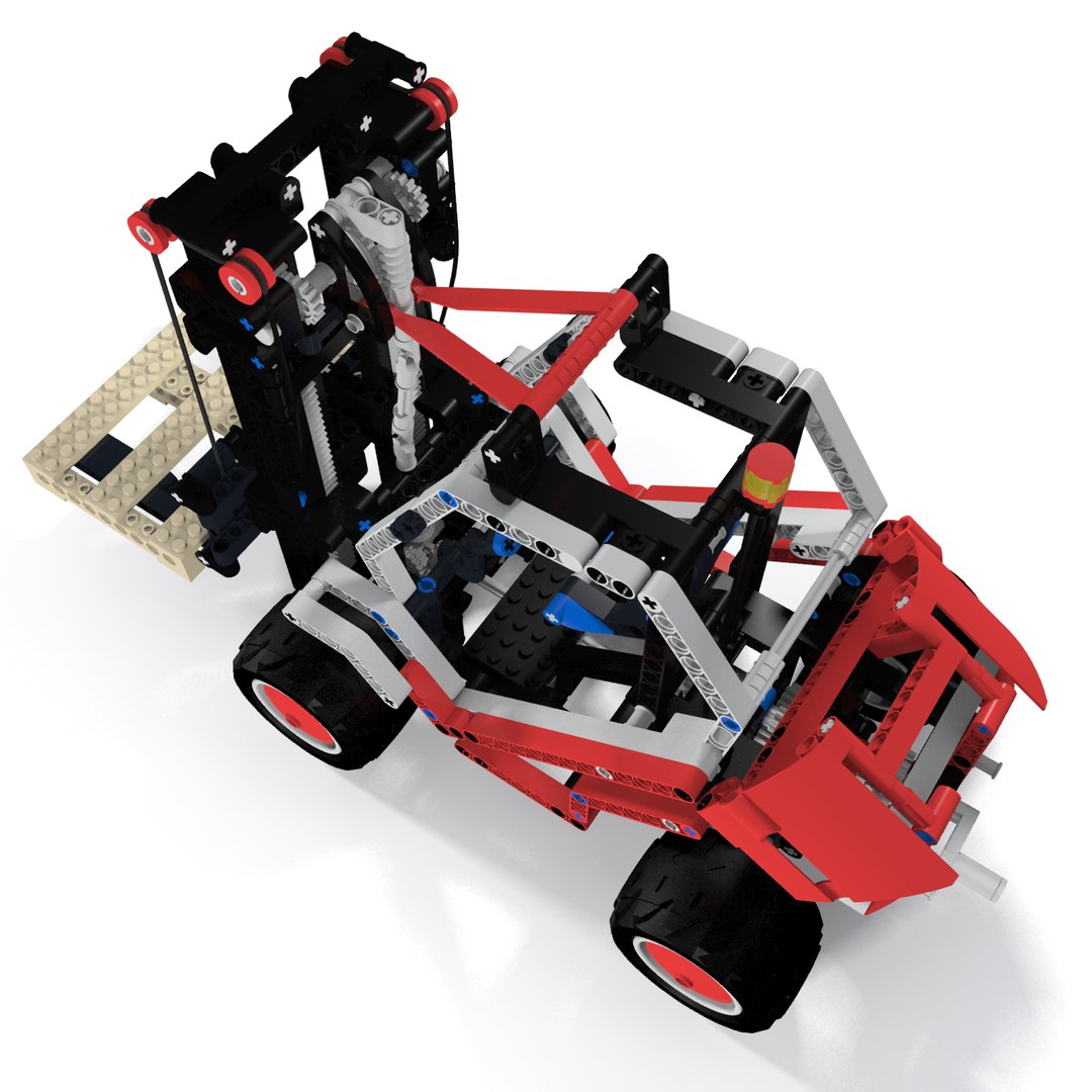 Lego Forklift 3d 3ds