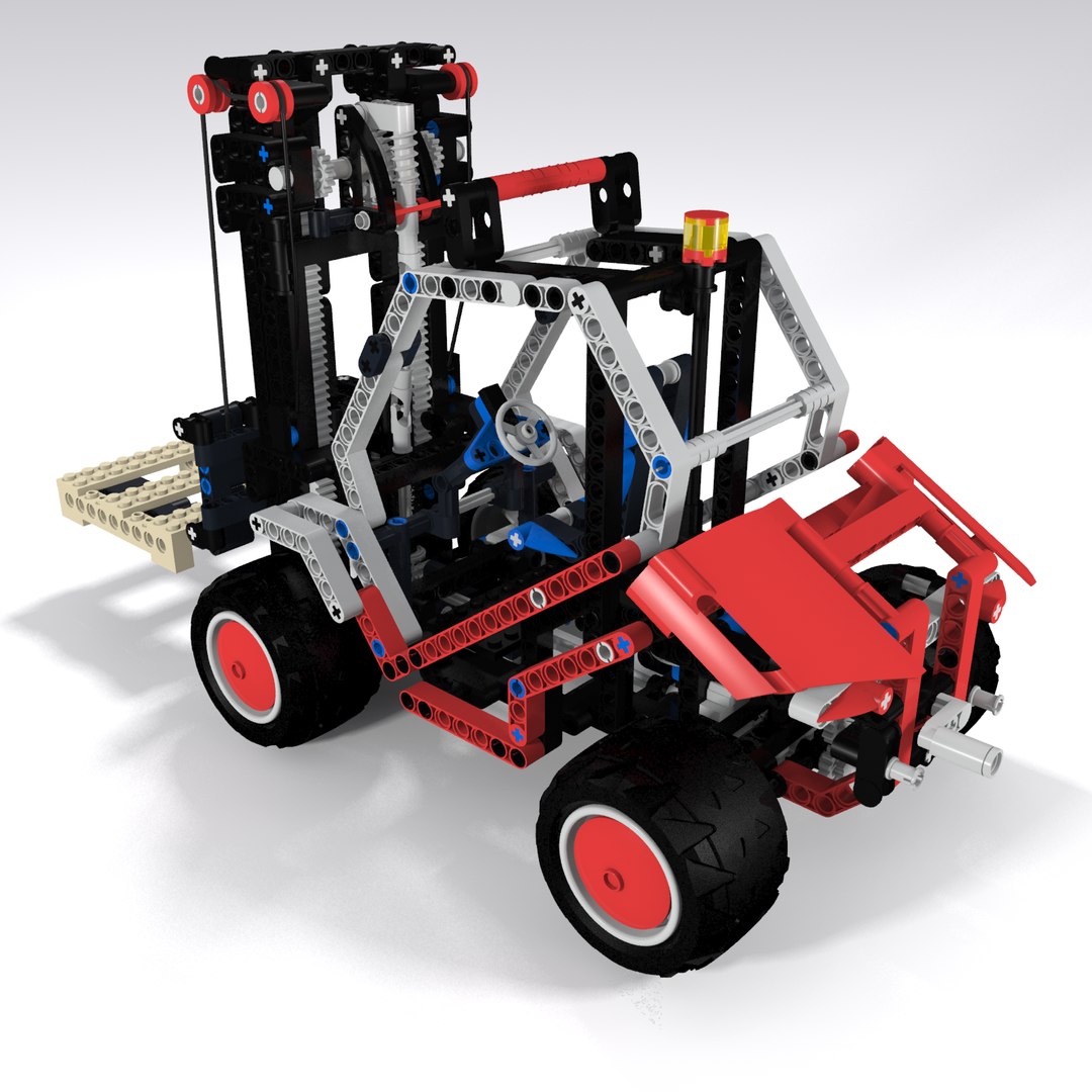 Lego Forklift 3d 3ds