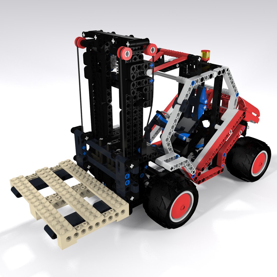 Lego Forklift 3d 3ds