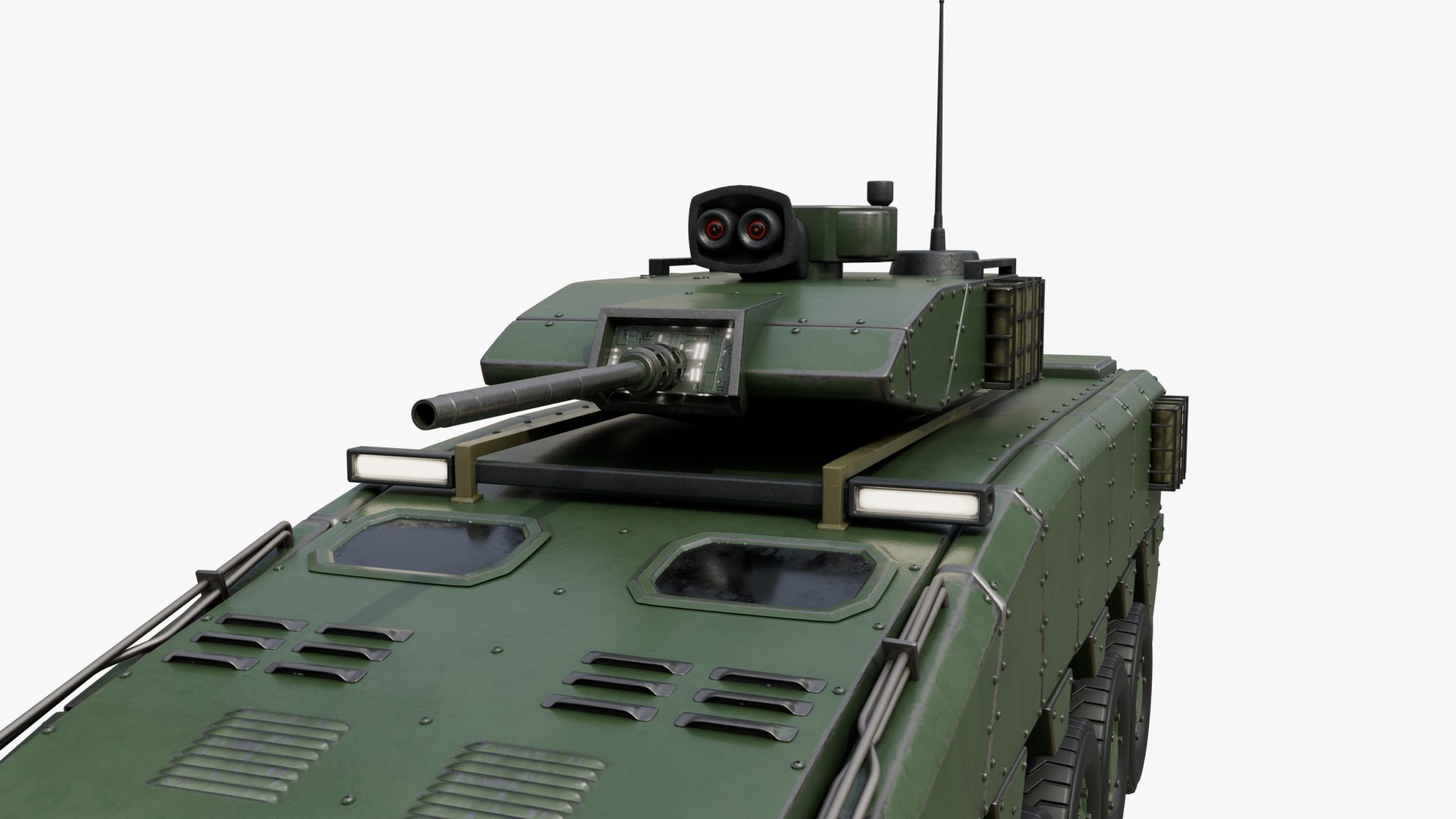 Military Infantry Fighting Vehicle IFV Dark Green 3D Model - TurboSquid ...