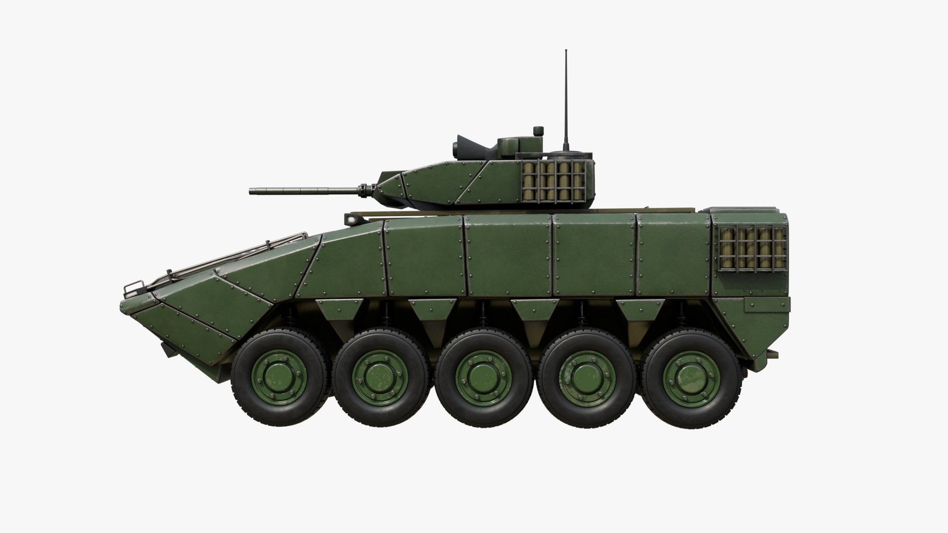Military Infantry Fighting Vehicle IFV Dark Green 3D Model - TurboSquid ...