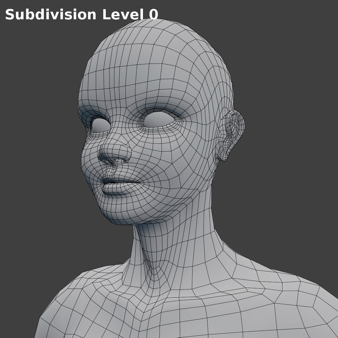 Characters Woman Base Female Model - TurboSquid 1174830