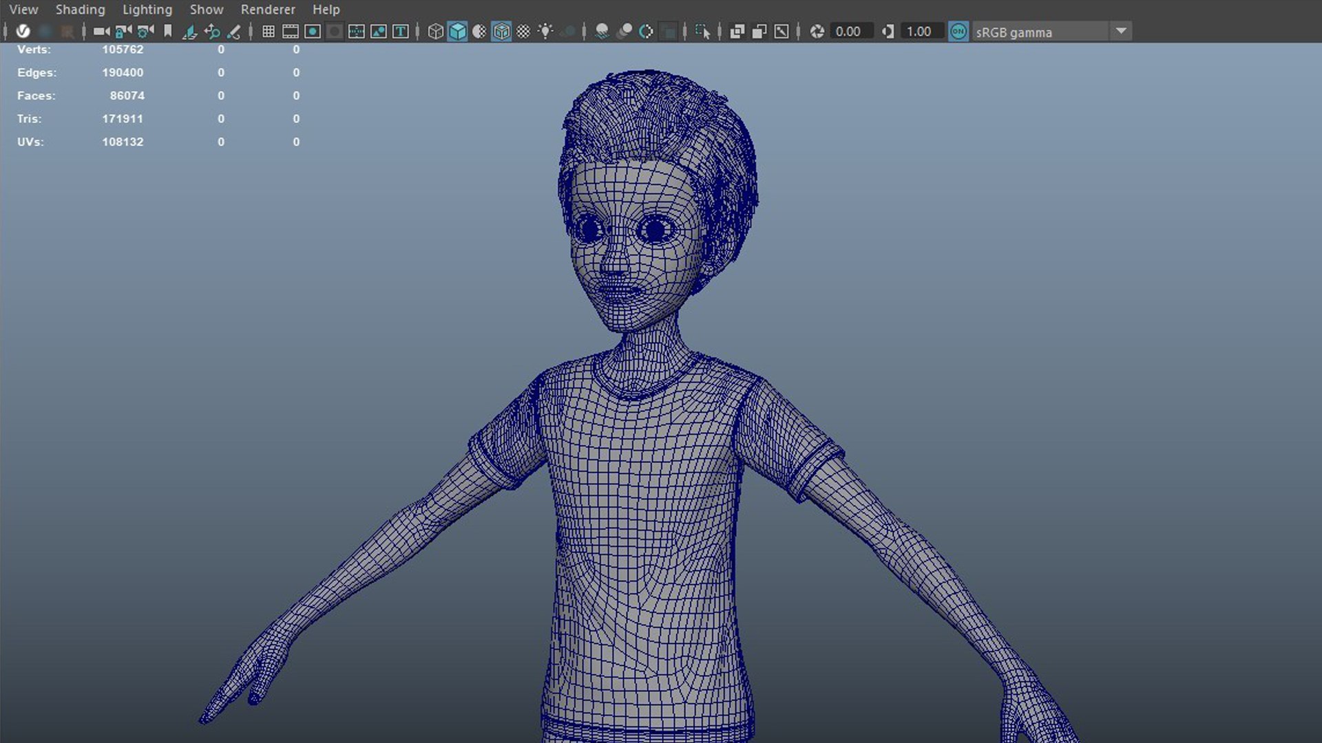 3D Cartoon Young Boy - TurboSquid 2092863