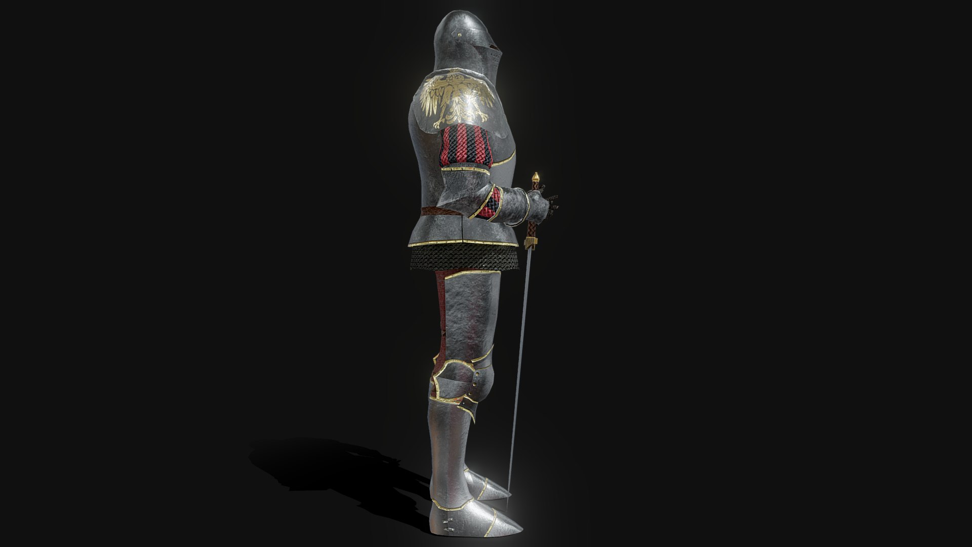 3D Model Knight Armor - TurboSquid 1678213
