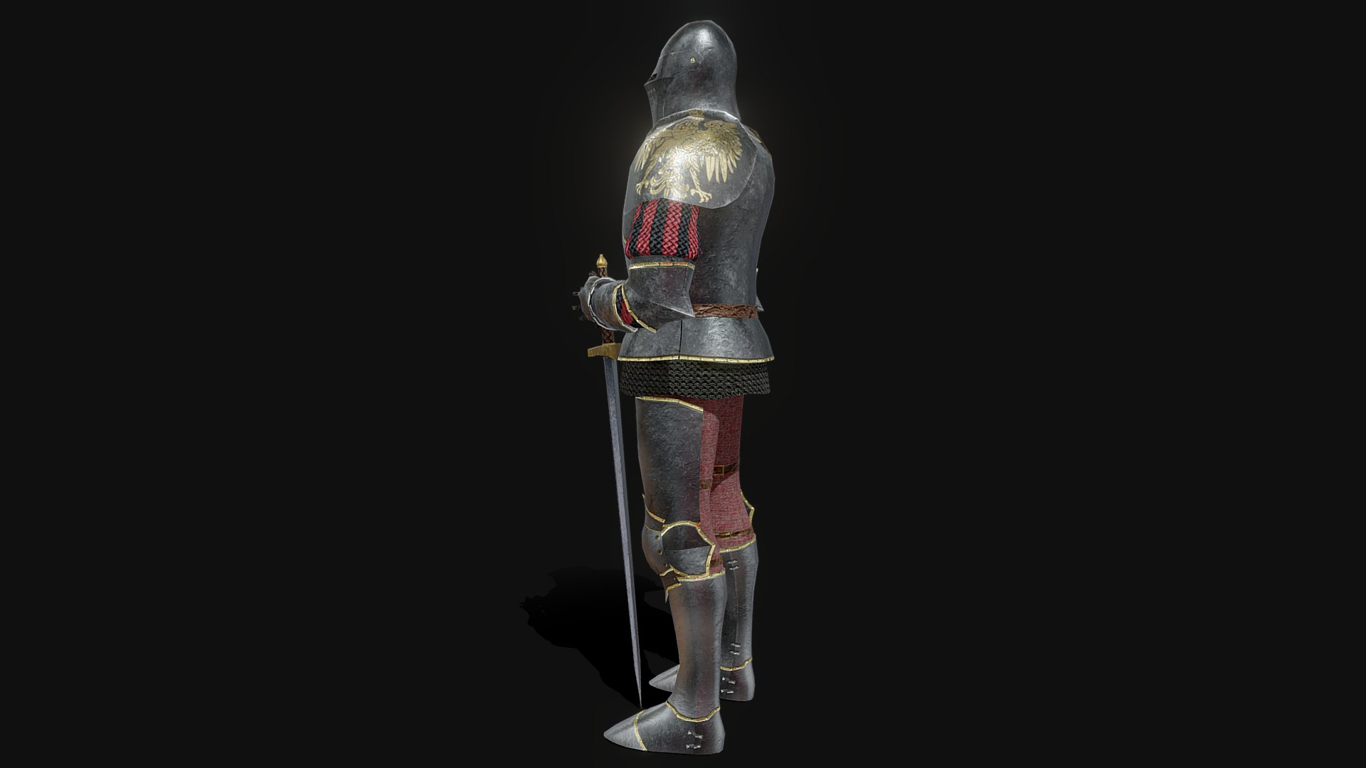 3D Model Knight Armor - TurboSquid 1678213