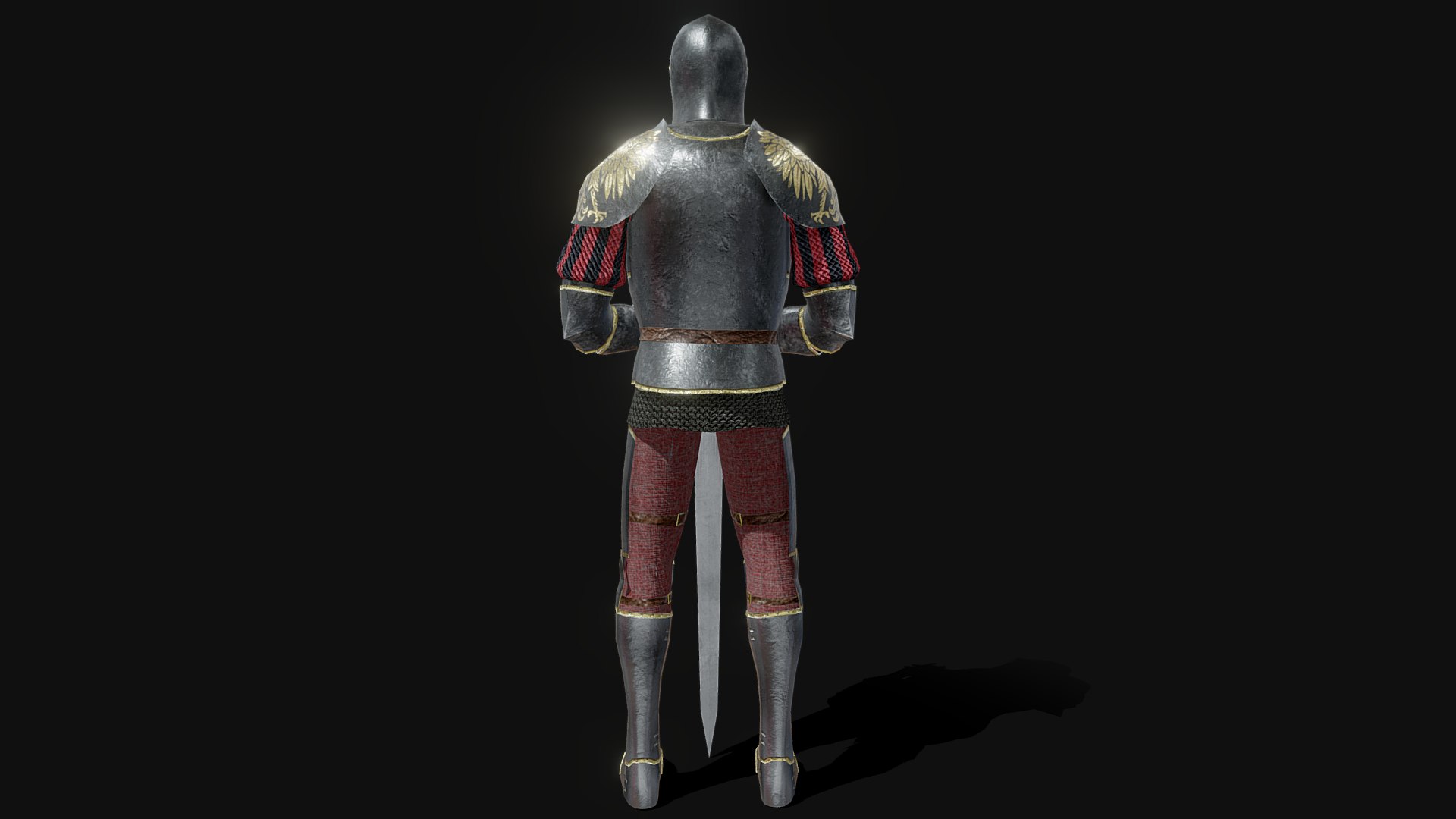 3D Model Knight Armor - TurboSquid 1678213