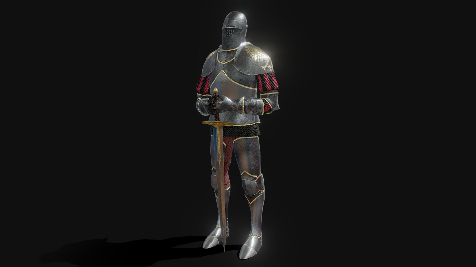 3D Model Knight Armor - TurboSquid 1678213