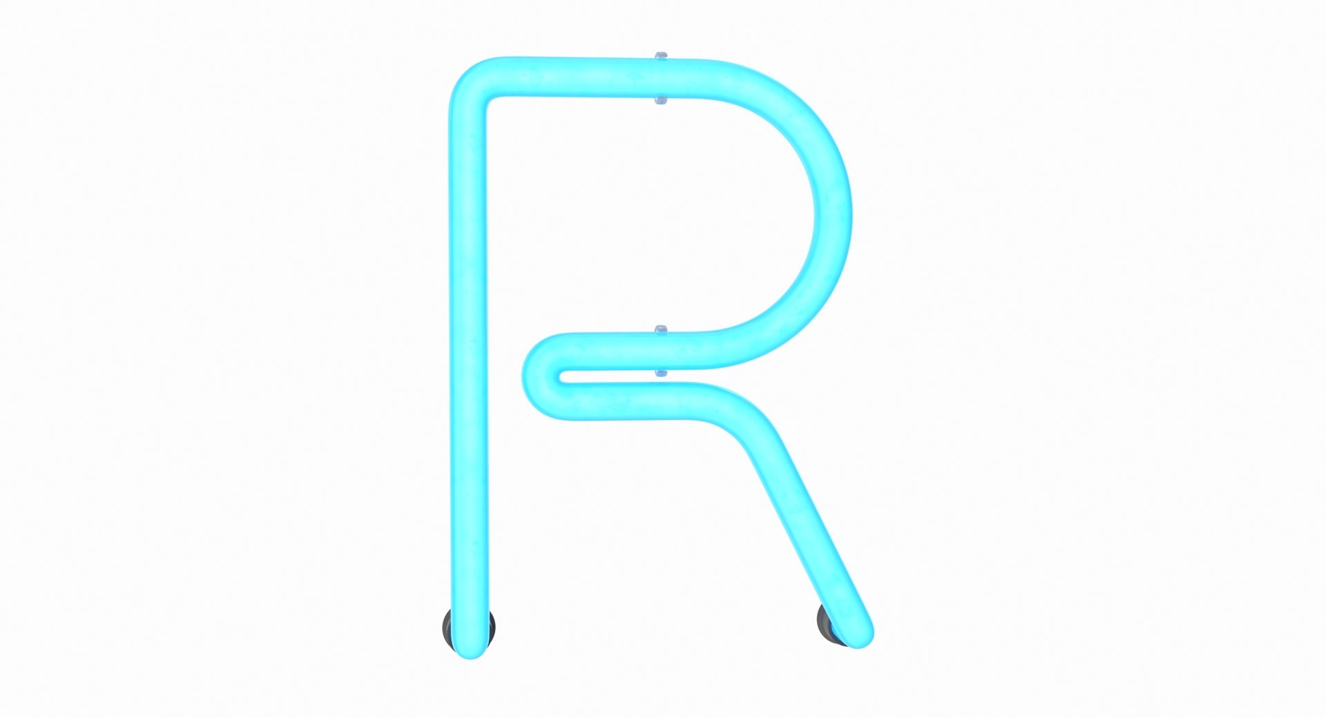 Neon Letter R Alphabet 3D Model - TurboSquid 1636065