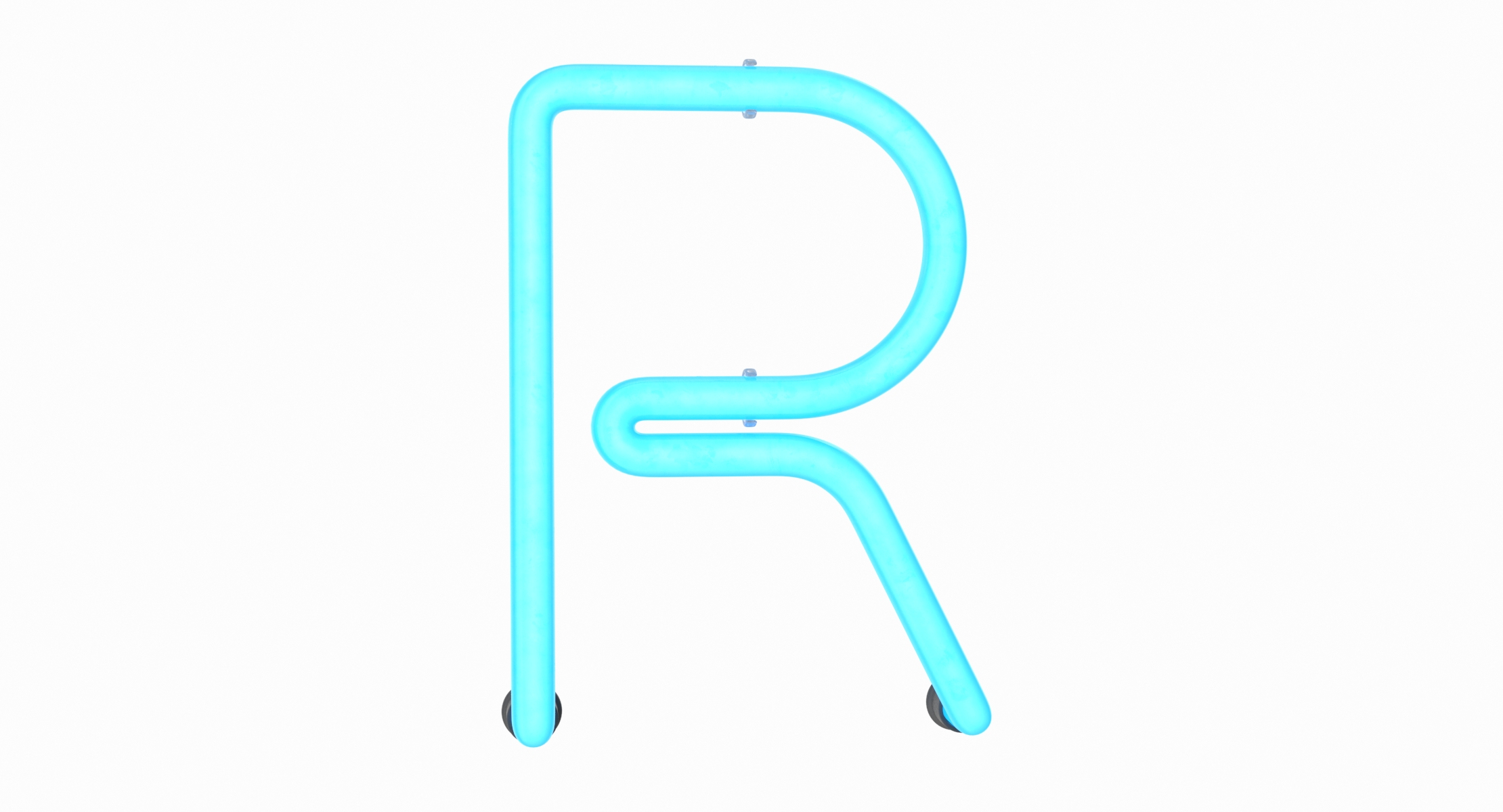 Neon letter r alphabet 3D model - TurboSquid 1636065