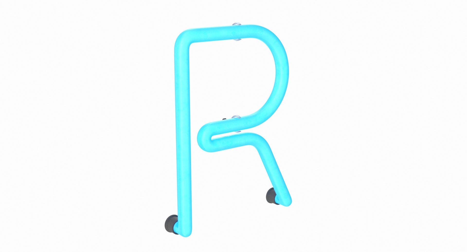 Neon Letter R Alphabet 3D Model - TurboSquid 1636065