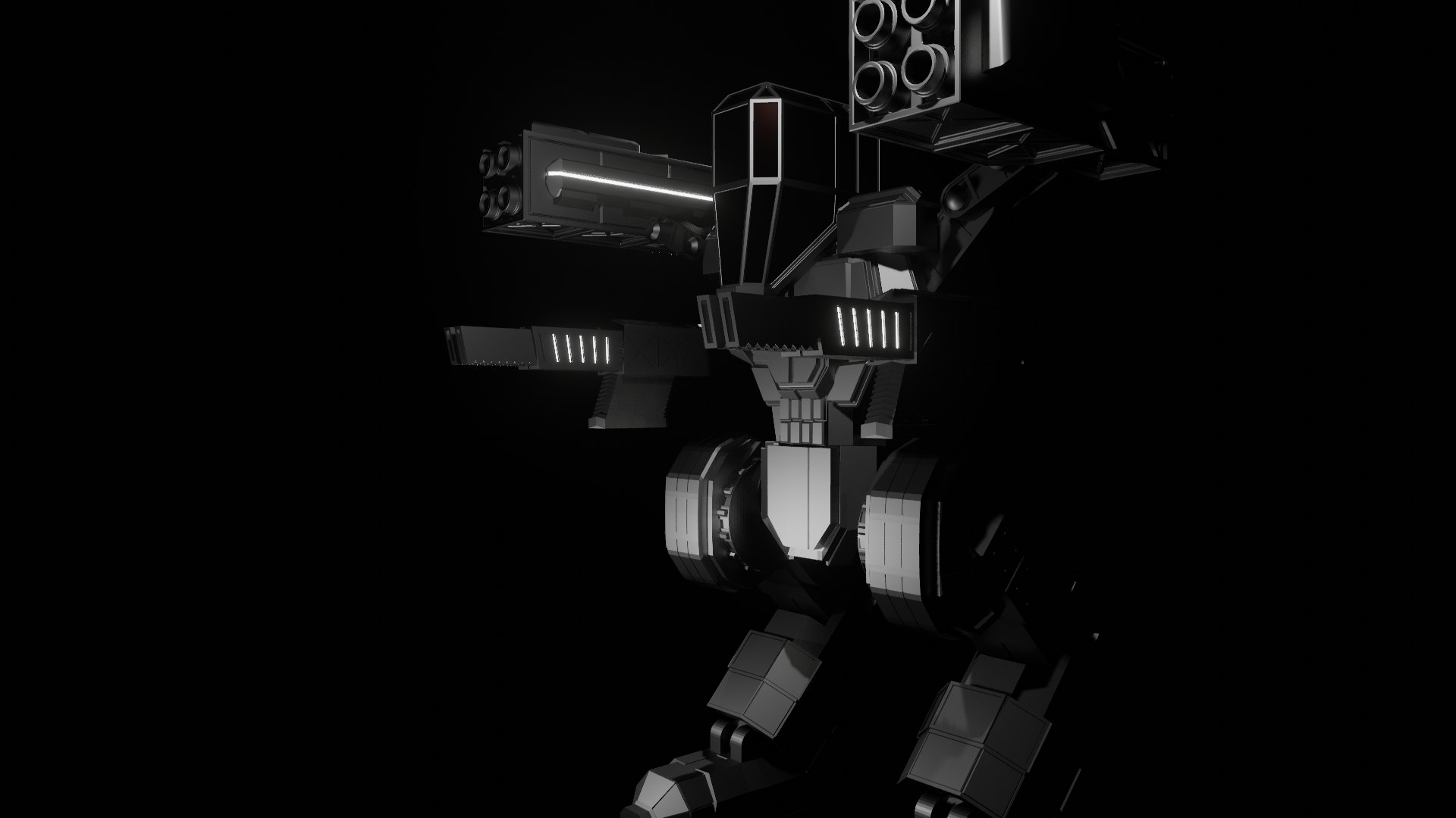 3D Sci Fi War Mech Machine - TurboSquid 2101214