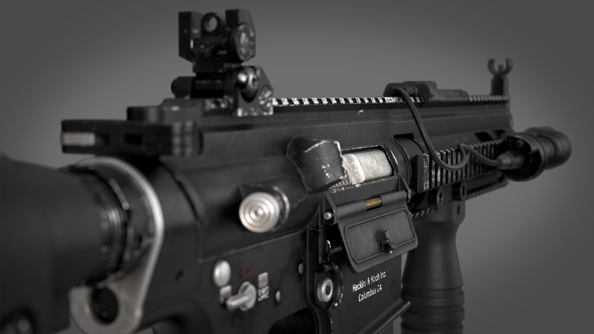 3D MR 762HK 417 Modular Designated Marksman Rifle model - TurboSquid ...