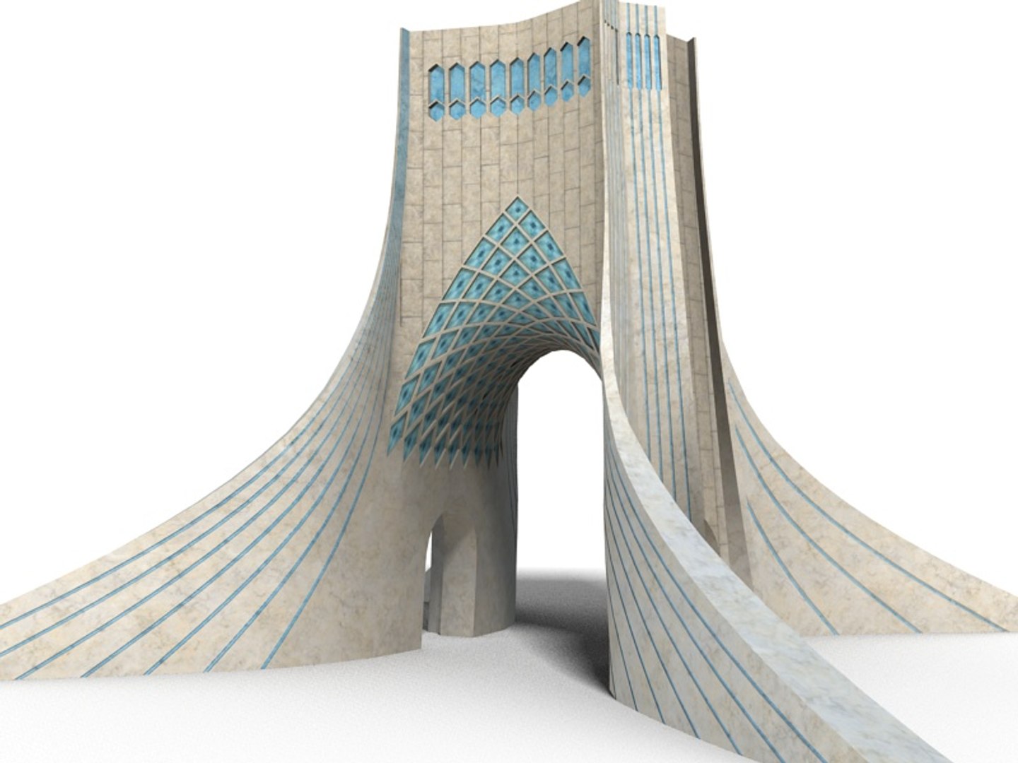 3d Model Azadi Tower