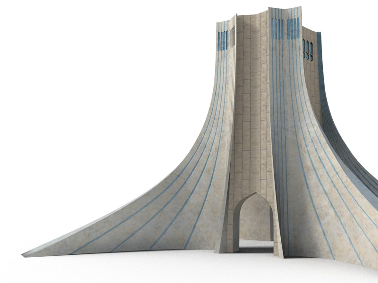3d Model Azadi Tower